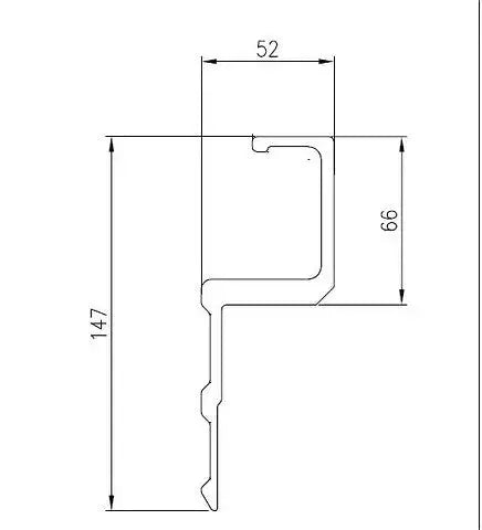 RAIL SIDE TOP 11800MM CIMC-11-004-A